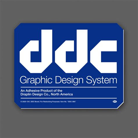 Ddc 395 “ddc Graphic Design System” Decal — Draplin Design Co North