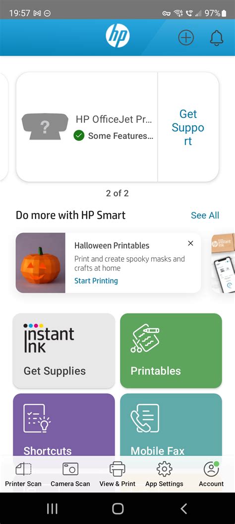 Hp Smart App Android Features Not Available Hp Support Community 8518324
