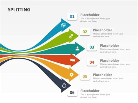 Downward Arrows Powerpoint Template Slideuplift
