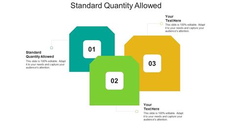 Standard Quantity Allowed Ppt Powerpoint Presentation Styles Examples