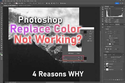 Photoshop Replace Color Not Working 4 Reasons Why