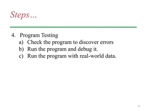 Fundamentals Of Programming Lecture 1pptx Programming Languages