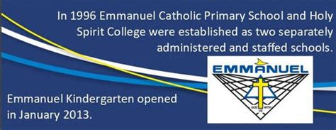 Celebrating 40 Years In 2023 Emmanuel Catholic Primary School