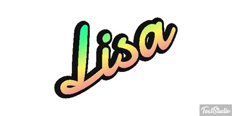 Lisa Name Animated  Logo Designs