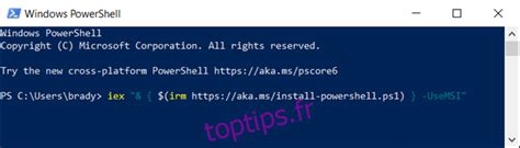 Comment Installer Powershell 7 Sur Windows 10 Toptipsfr