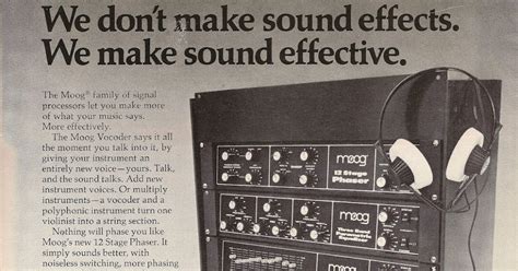 Matrixsynth 1979 Moog Effects Ad