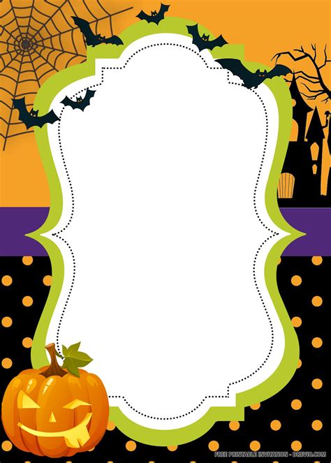 Halloween Birthday Party Invitations Templates Free