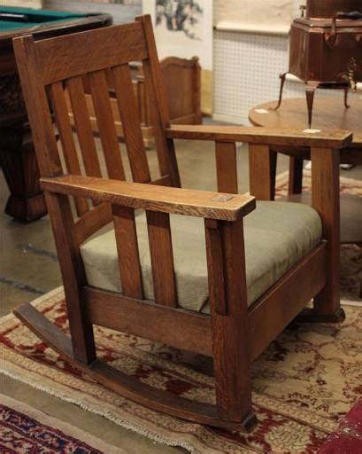 Charles P Limbert Co Arts And Crafts Oak Rocker