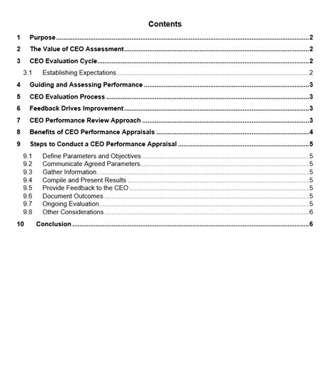 Ceo Performance Review Grcready