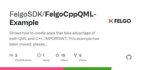 GitHub FelgoSDK FelgoCppQML Example Shows How To Create Apps That Take Advantage Of Both QML