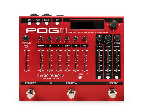 Electro Harmonix Pog3 Polyphonic Octave Generator Reverb