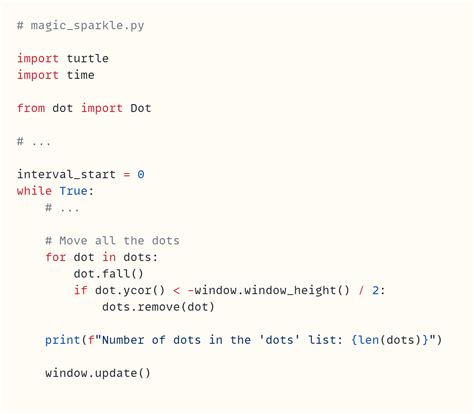 A Touch Of Randomness Makes The Magic Sparkle • A Python `turtle` Animation