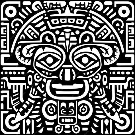 Premium Vector Aztec Pattern Aztec Texture Aztec Background