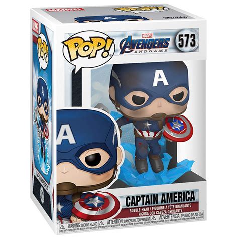 Figurine Pop Captain America With Thors Hammer Avengers Endgame 573 Pas Cher Figurine Pop