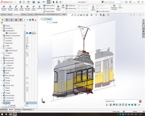 Extruding A Cut On A Curved Surface R Solidworks
