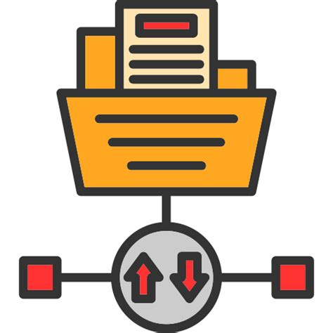 File Transfer Protocol Generic Color Lineal Color Icon