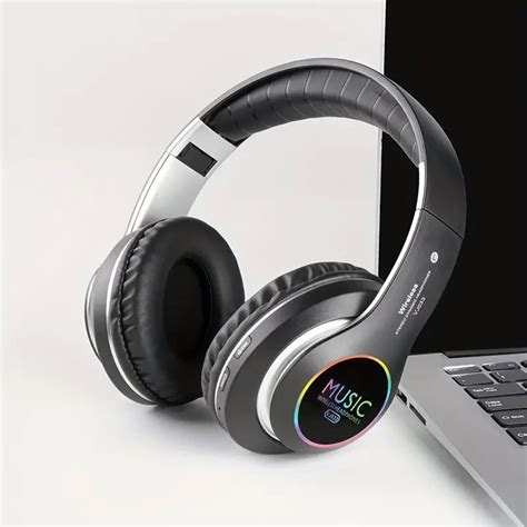 Auriculares Deportivos Inalámbricos Bluetooth Con Led Plegables Y
