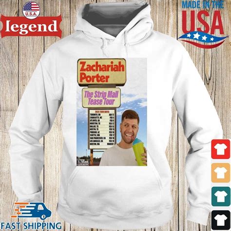 Zachariah Porter The Strip Mall Tease Tour 2025 Shirtsweater Hoodie