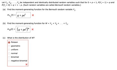 solved let y1 y2 yn be independent and identically