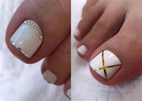 Wedding White Toe Nail Designs 60 Photos