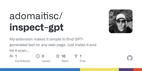 Github Adomaitiscinspect Gpt My Extension Makes It Simple To Find Gpt Generated Text On Any