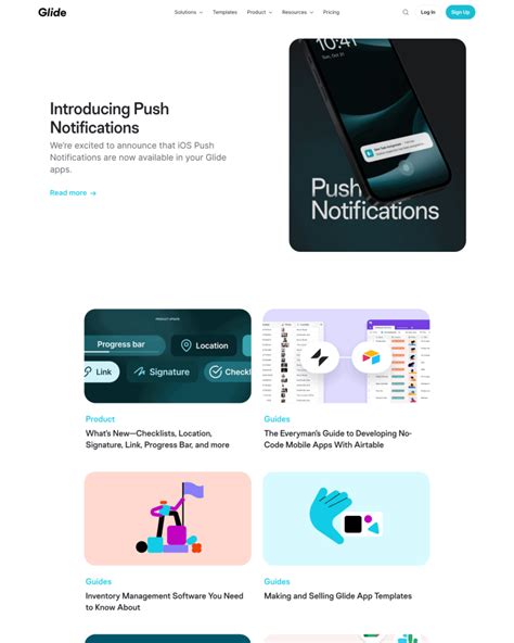 Best Blog Page Examples For Design Inspiration SaaS Landing Page
