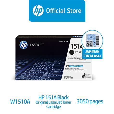 Jual Toner Printer Hp Original Hp 151a Toner Cartridge Black W1510a Shopee Indonesia