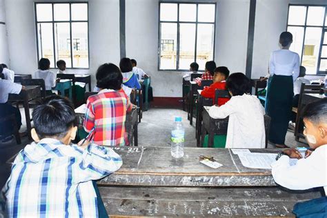 ကျောက်ဖြူခရိုင်၌ Grade 5 စာမေးပွဲ နောက်ဆုံးနေ့နှင့် Grade 9 စာမေးပွဲ