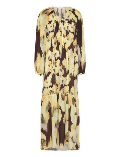Rodebjer Rodebjer Iris Blurry Silk Rod2200939 Maxi Dresses