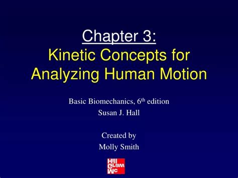 Ppt Chapter 3 Kinetic Concepts For Analyzing Human Motion Powerpoint