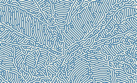 Elegant Blue Leaves Abstract Turing Pattern Background 42989030 Vector Art At Vecteezy