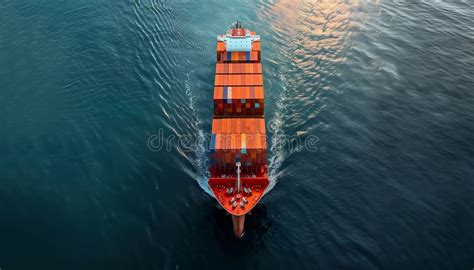 Logistic Import Export Concept Industrial Container Cargo Freight Ship For Efficient Shipping