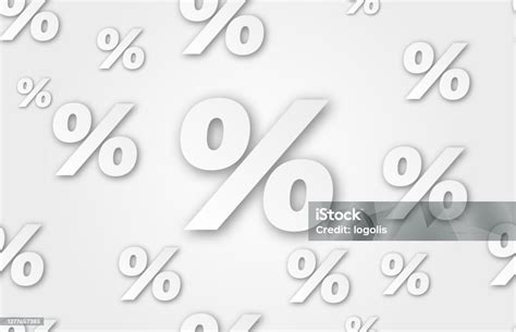 백분율 기호의 벡터 이미지입니다 흰색 배경에 벡터 퍼센트 그림 원활한 패턴 쉽게 편집 그림을 위해 그룹화 된 레이어 디자인용 패턴에 대한 스톡 벡터 아트 및 기타 이미지