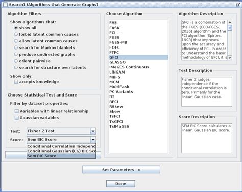 a switch to show experimental algorithms tests and scores · issue