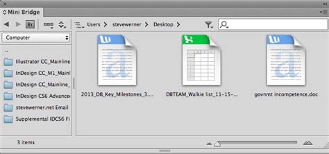 Solved How Do I Enable Mini Bridge In Indesign Cc Adobe Support
