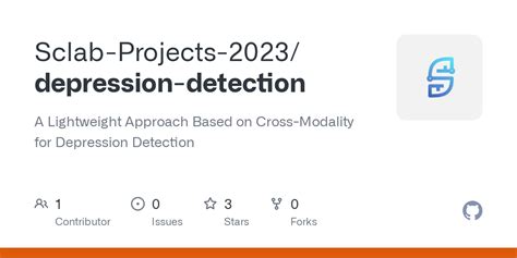 Github Sclab Projects 2023depression Detection A Lightweight