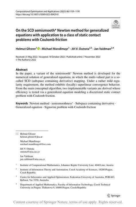pdf on the scd semismooth newton method for generalized equations