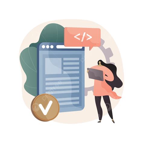Single Page Vector Art Png Single Page Application Abstract Concept