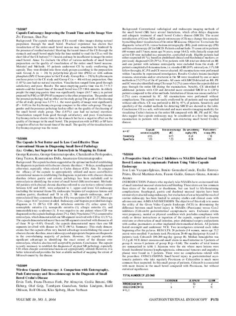 Pdf Wireless Capsule Enteroscopy A Comparison With Enterography