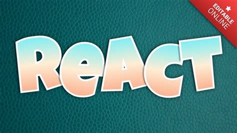 React Text Effect Generator