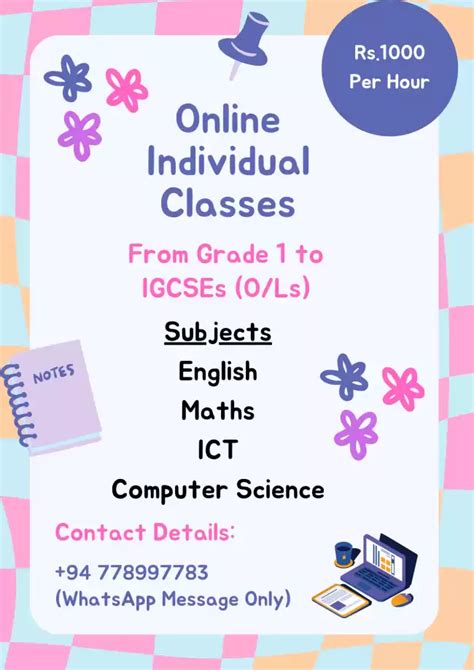 Online Class English Math Ict Computer Science English Ol