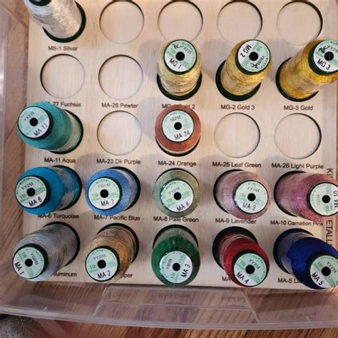 Floriani Embroidery Thread Storage Trays Thread Spool Organizers Embroidery Thread Storage