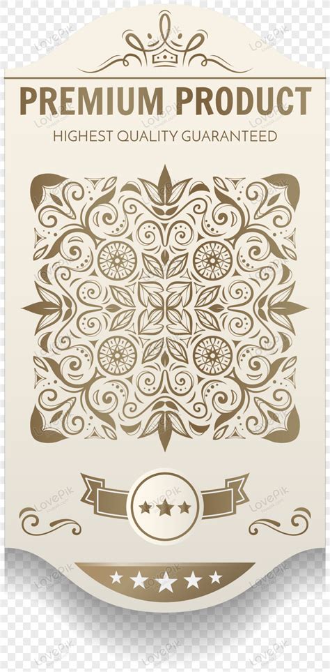 Vintage Luxury Label Template Illustration Tag Old Png Image Image And Picture For Free