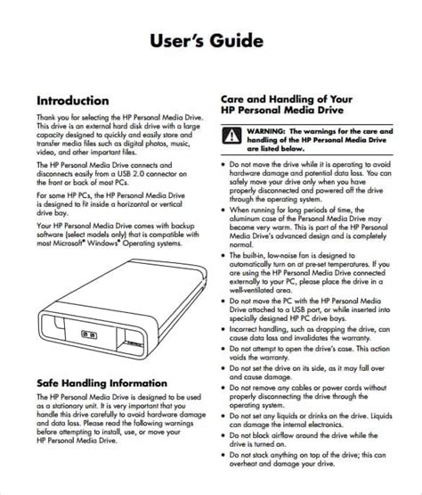 21 Free User Manual Templates Word Excel Formats