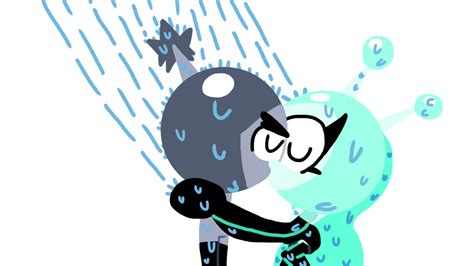 Pro Biotic And Chito San In The Shower By Cookiecatgirl22 On Deviantart