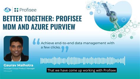 Profisee On Linkedin Better Together Profisee Mdm And Azure Purview