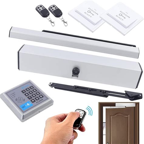 Bjtdllx Automatic Door Opener With 2 Remote Control 110 220v Ip12d Automatic Swing Door Opener