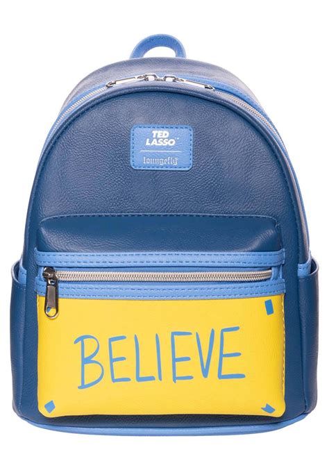 Loungefly Ted Lasso Believe Mini Backpack Officially Licensed Vegan