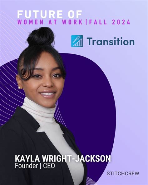 Futureofwork Womenatwork Careeconomy Nobodybuildscompaniesalone Kayla Wright Jackson Mha