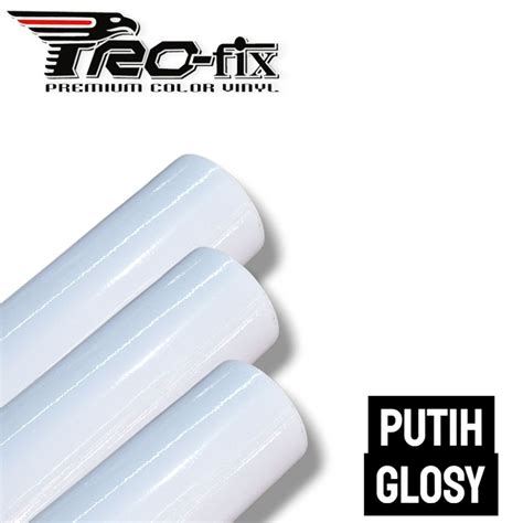 Jual Skotlet Putih Glossy Putih Doff Matte Putih Bening Transparan